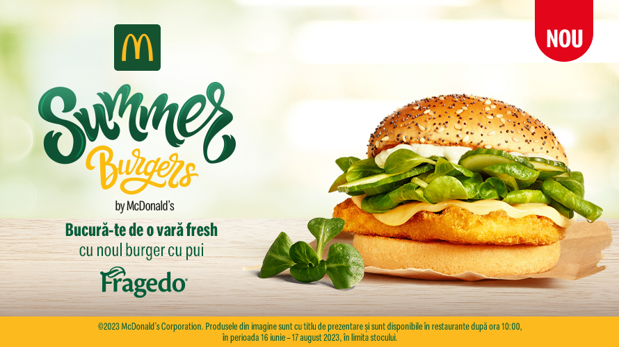 Summer Burgers - Burgeri cu gust mediteranean și pui de la Transavia, în ediție limitată la ...